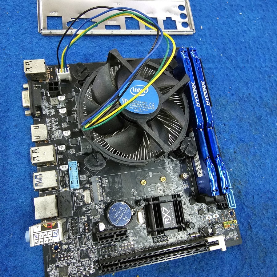 Jual Mainboard H81 RX7 + Proc Core i5 4590 + Fan + Ram 16 GB Hyperx ...