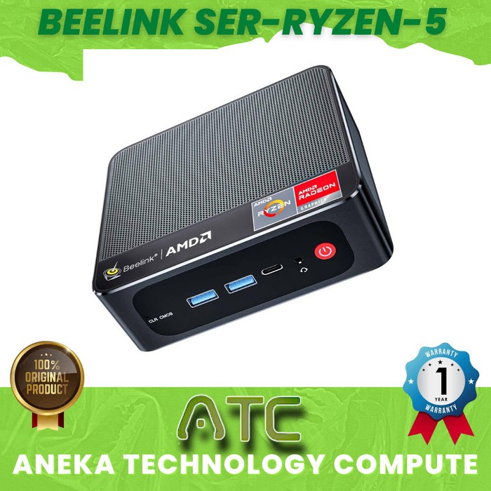 Jual Mini PC Beelink SER AMD Ryzen5 3550H 8/256GB SSD NVMe Windows 11 ...