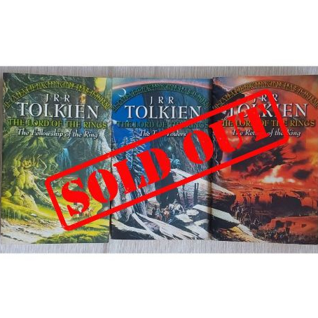 Jual VINTAGE FULL SET of Lord of the Rings Books 1 & 2 & 3 by J.R.R. Tolkien, 1999, (English ...