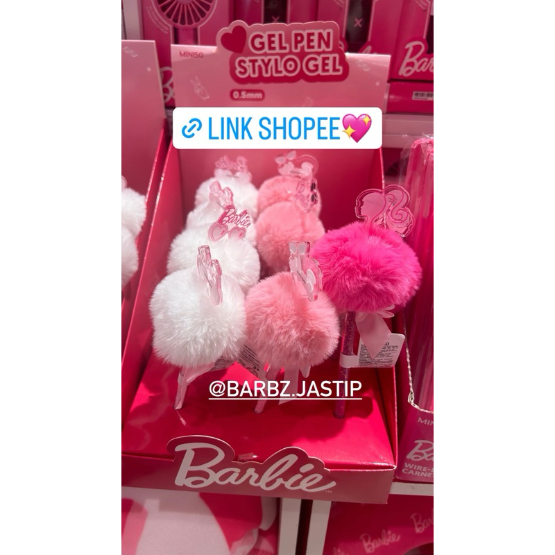 Jual JASTIP MINISO X BARBIE / GEL PEN BARBIE MINISO / GEL PEN FURRY ... Jual JASTIP MINISO X BARBIE / GEL PEN BARBIE MINISO / GEL PEN FURRY ...
