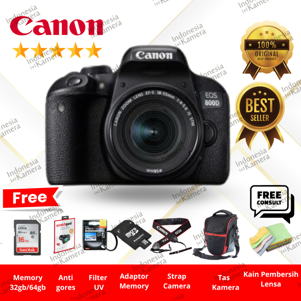 Jual CANON EOS 800D | Shopee Indonesia