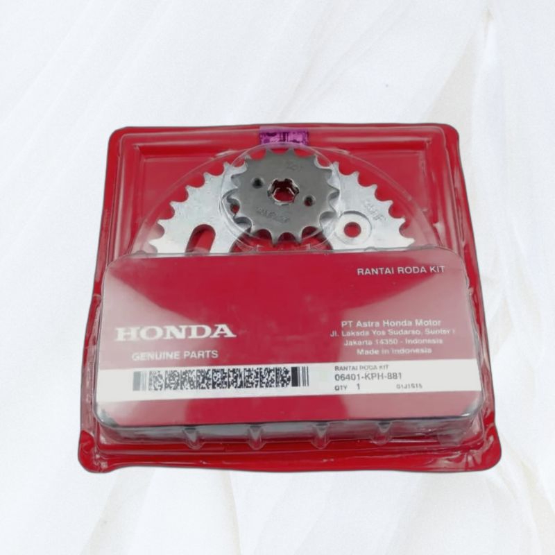 Jual GEARSET RANTAI HONDA SUPRA X 125 OLD / KHARISMA GIR SET MOTOR ...