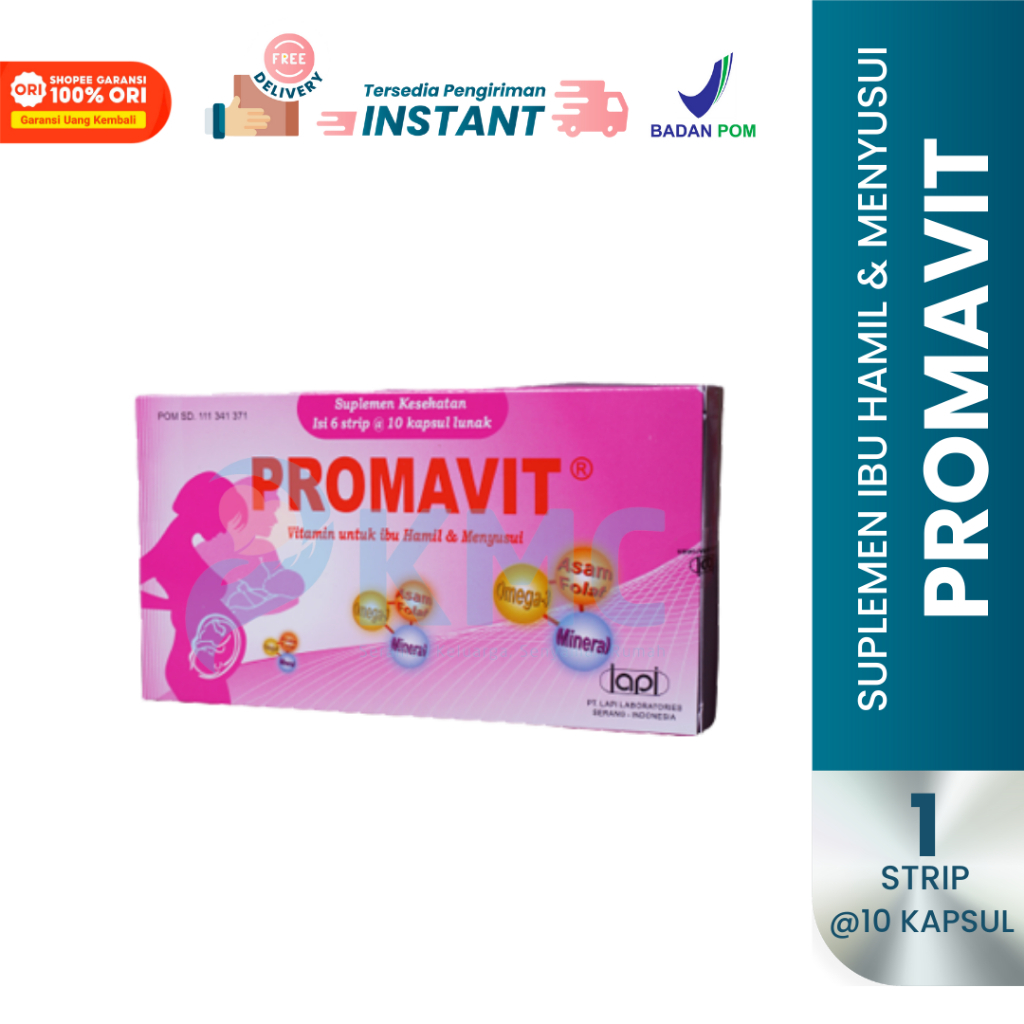 Jual Promavit 10 Kapsul Multivitamin Ibu Hamil | Shopee Indonesia