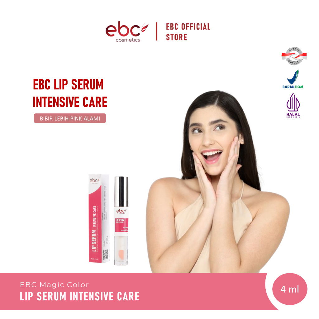 Jual EBC Lip Serum Vit E Bibir Kering Pecah pecah Glow Anti Penuaan ...