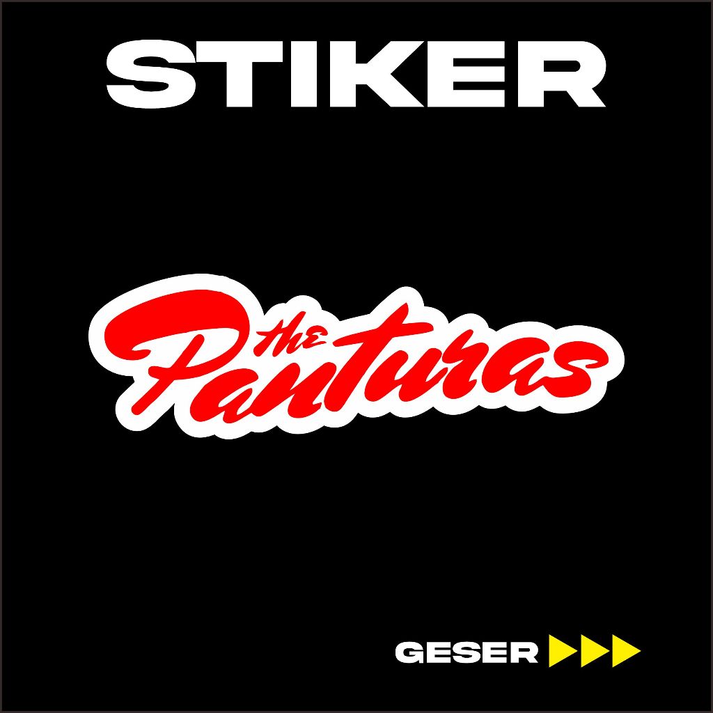 Jual STIKER LOGO THE PANTURAS 3biji / STIKER HELM / STIKER SATUAN / STIKER MOTOR / STIKER HP ...