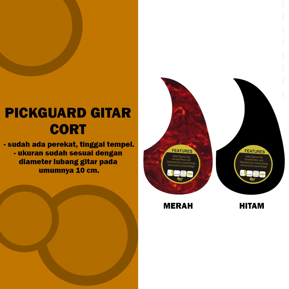Jual Pickguard gitar akustik model cort | Shopee Indonesia