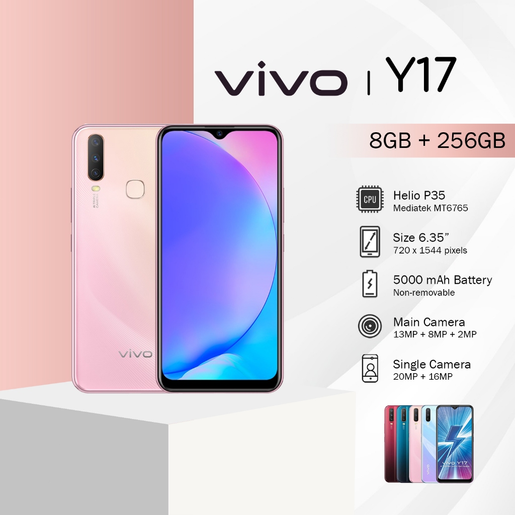 Jual HP VIVO Y17 RAM 8/256GB 6/128GB Smartphone HP Android Garansie | Shopee Indonesia