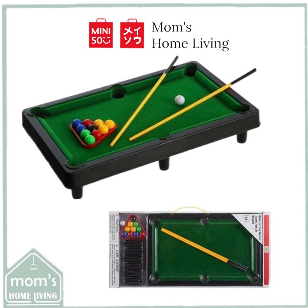 Jual MINISO Billiards Toy Game Mainan Billiard / Tennis Game | Shopee ...