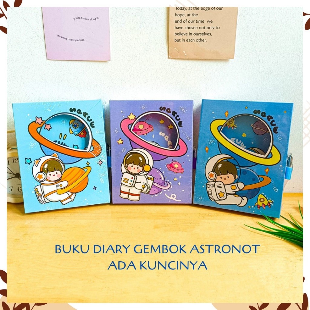 Jual BUKU DIARY GEMBOK ASTRONOT ADA KUNCINYA BOOK CATATAN NOTEBOOK ...