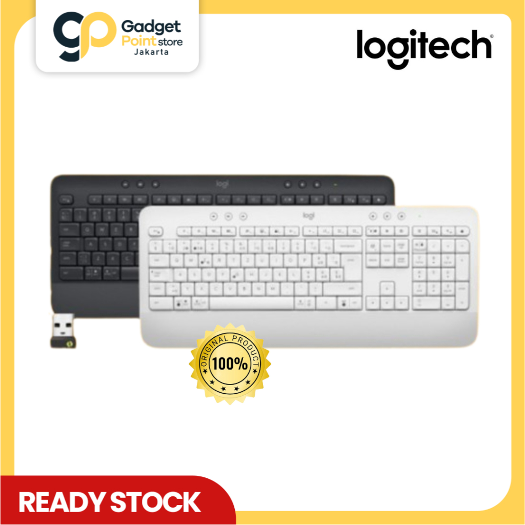 Jual Keyboard Logitech Signature K650 Wireless Bluetooth Comfort White ...