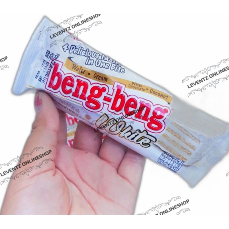 Jual Beng Beng Wafer White 22g eceran / Beng Beng White Coconut HALAL ...