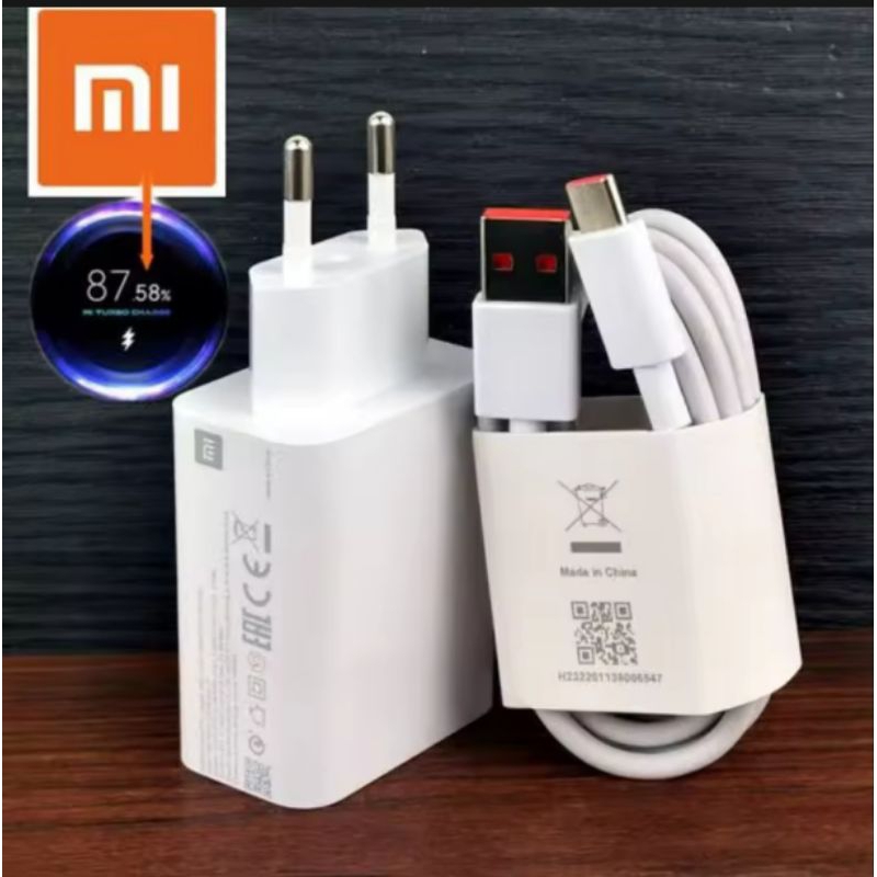 Jual Charger Xiaomi Original 33W TURBO CHARGE kabel Note 10 PRO 9 PRO ...
