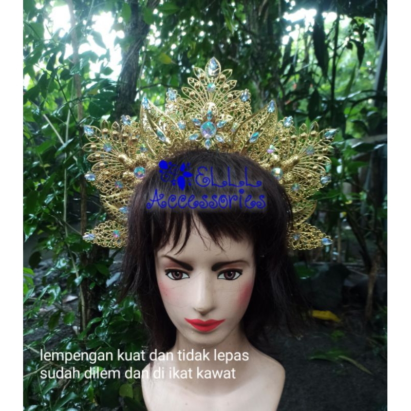 Jual bando tari, siger tari, sunting melayu, bando adat,nl bando pentas (B01) | Shopee Indonesia