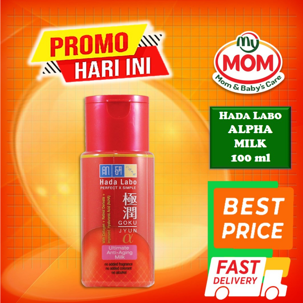Jual Hada Labo Gokujyun Alpha Milk 100Ml | Hadalabo Gokujun Alpa Alfa ...