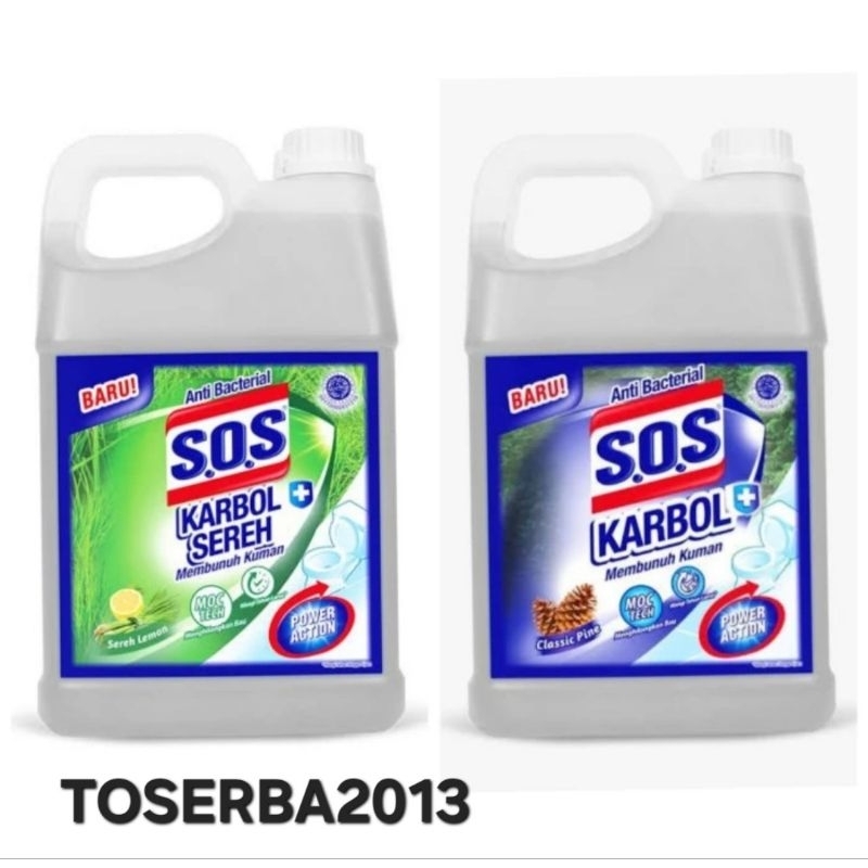 Jual SOS KARBOL WANGI LEMON SEREH DAN CLASSIC PINE 3.6 LITER | Shopee ...