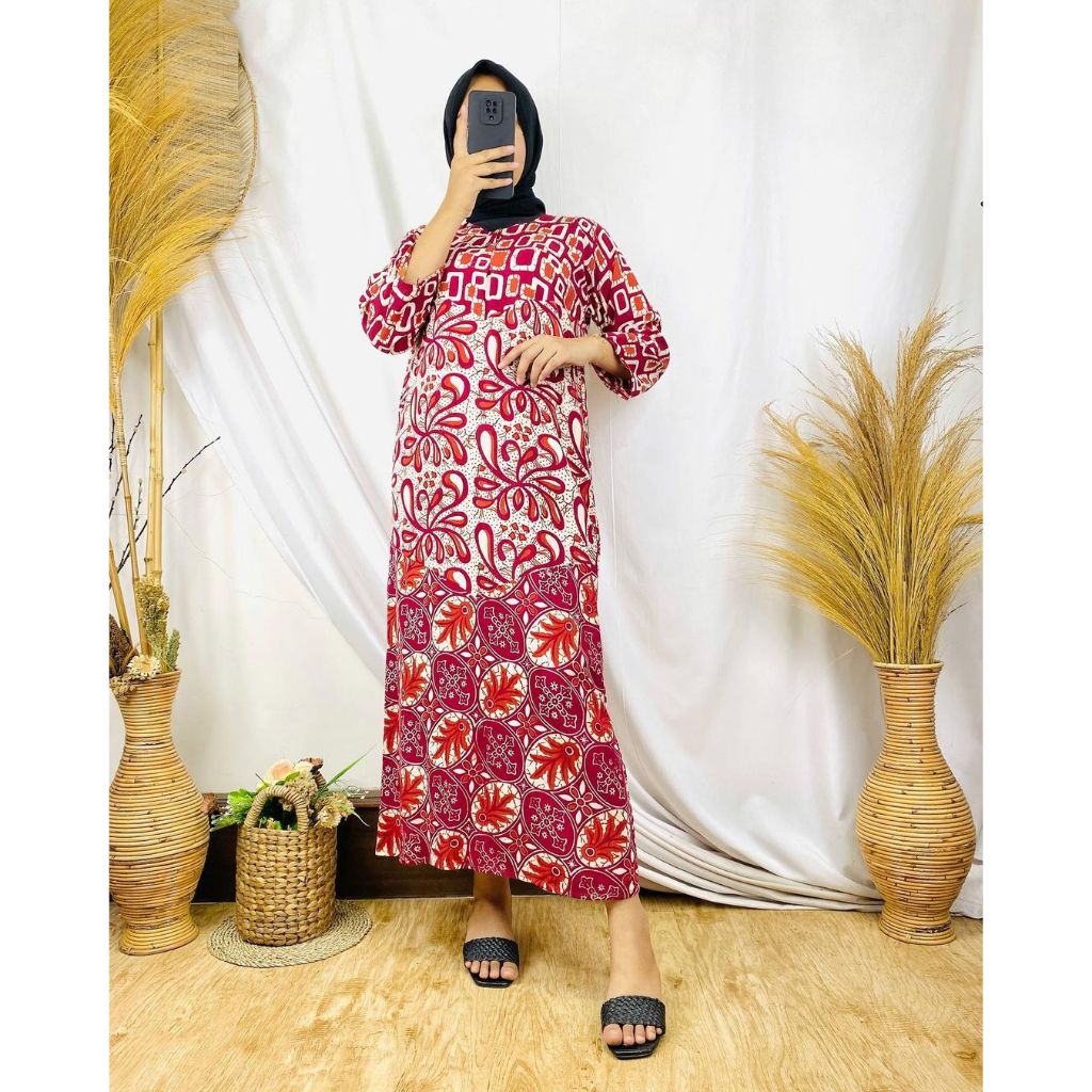Jual Daster Batik Lengan Panjang Baju Daster Lengan Panjang Longdress ... Jual Daster Batik Lengan Panjang Baju Daster Lengan Panjang Longdress ...