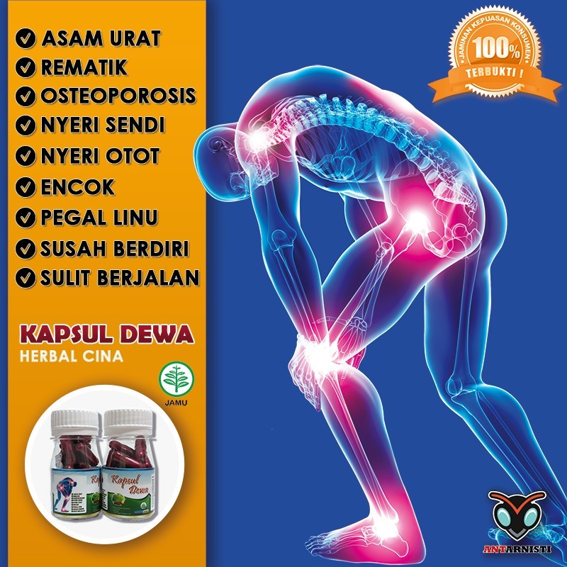 Jual [Paling Ampuh] Kapsul Dewa Obat Herbal Asam Urat, Nyeri Sendi ...