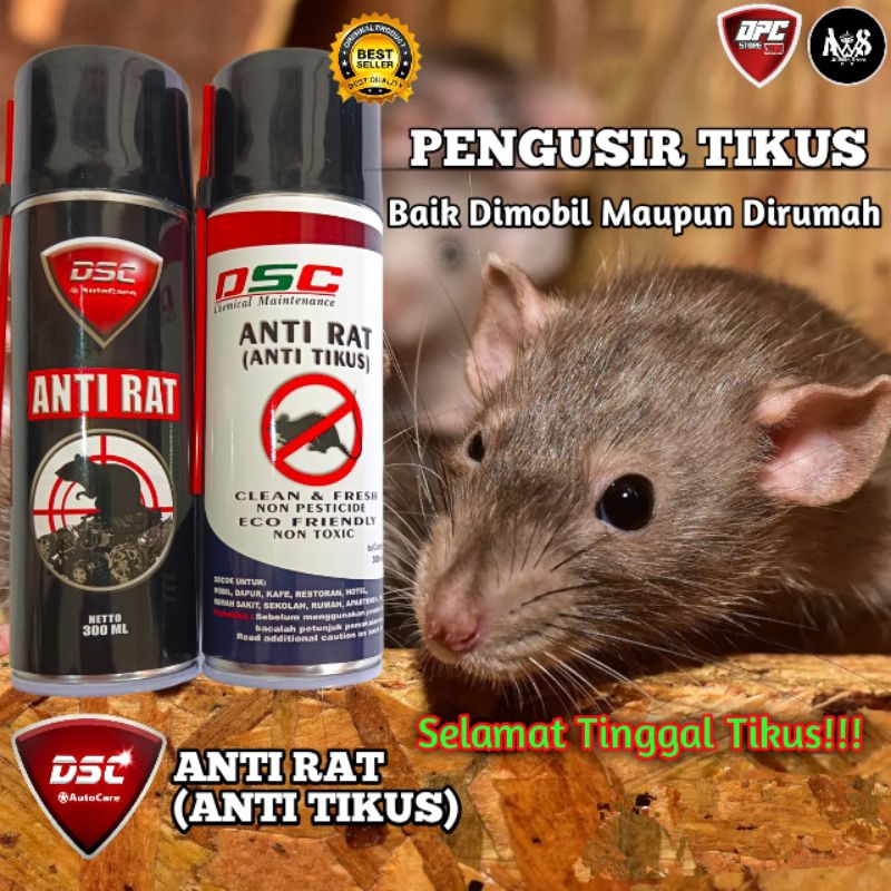 Jual DSC ANTI RAT(Pengusir tikus) kemasan 300ml, cocok untuk mobil ...