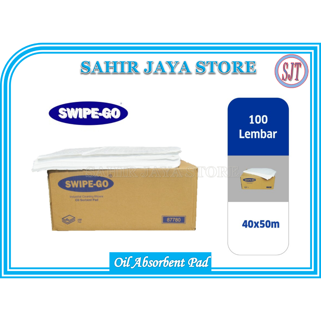 Jual Oil Absorbent Pad Swipe Go Harga Per Karton Isi 100 Lembar ...