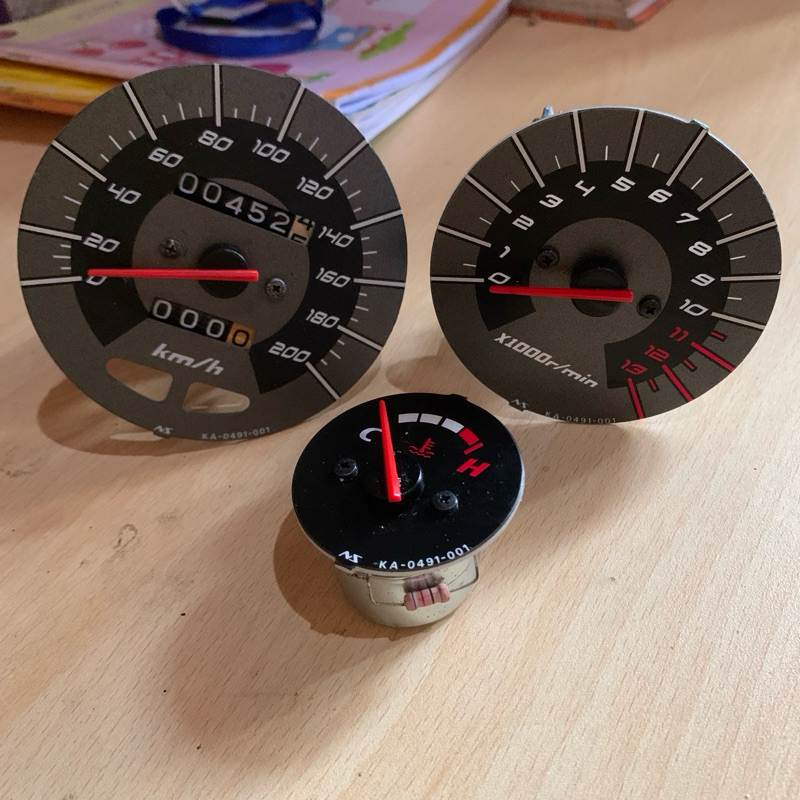 Jual Mesin speedometer kilometer tecnometer amper Suhu ninja r ninja ss ...