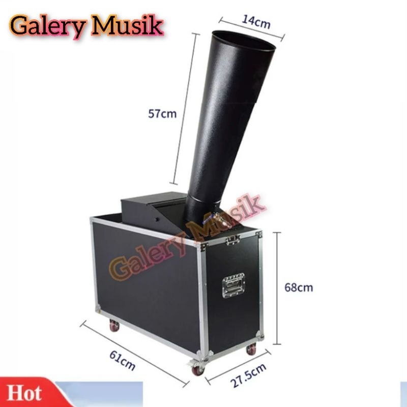 Jual Mesin giant Confetti Blaster CO2 kertas pelangi angin puyuhMeriam ...