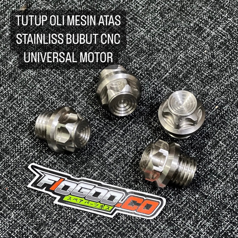 Jual TUTUP OLI MESIN STAINLESS PNP HONDA TUTUP OLI CB TUTUP OLI HONDA ...