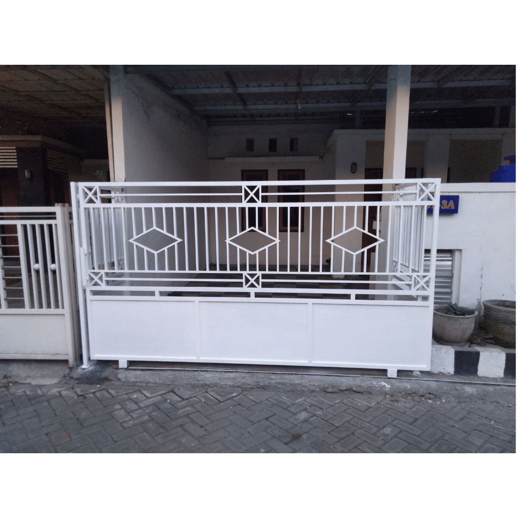 Jual Pagar plat minimalis / pagar besi terlaris jaman dulu / pagar ...