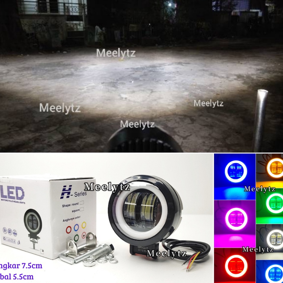 Jual Pel Dijamin Ori type H series Lampu tembak sorot LED CWL 2 mata lensa 4D 2watt cree angel ...