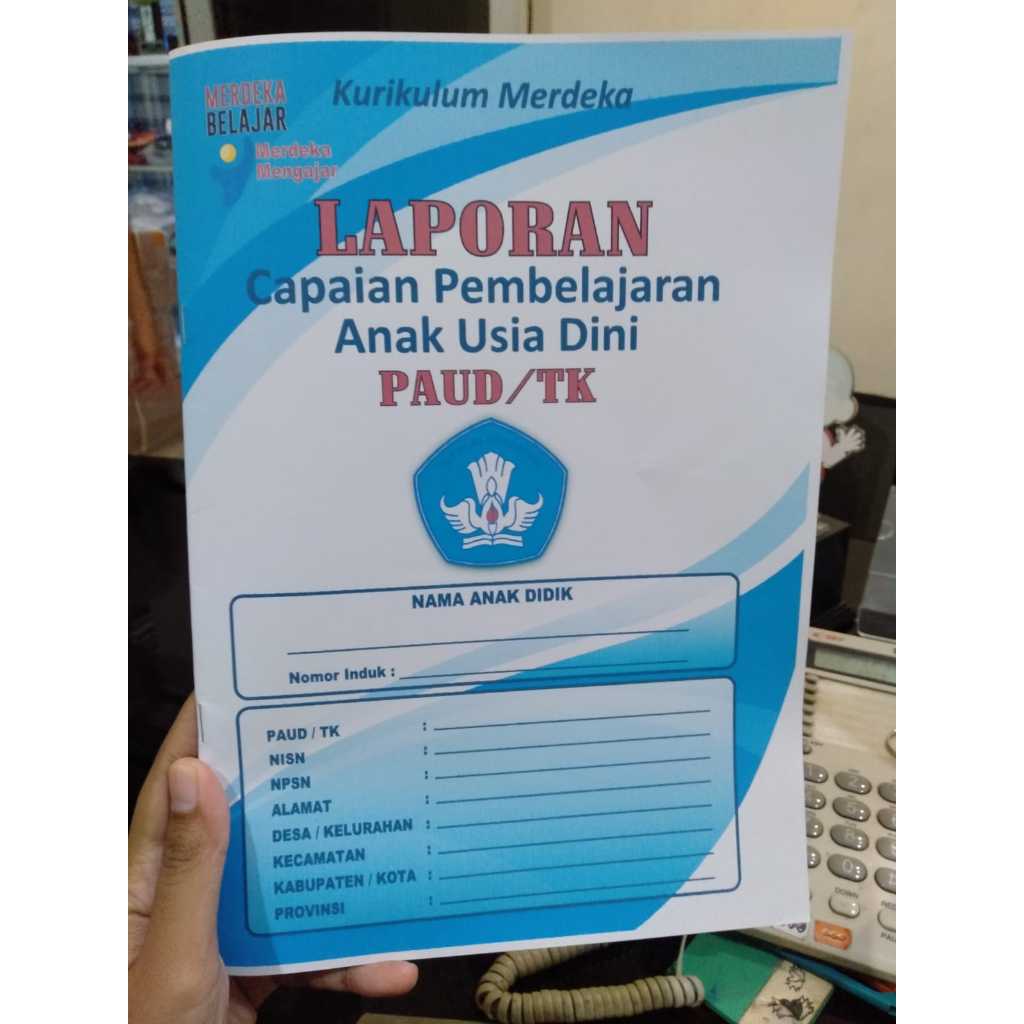 Jual Buku Raport PAUD TK Kurikulum Merdeka | Shopee Indonesia