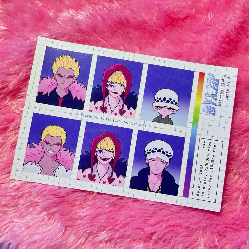 Jual One Piece Doflamingo Corazon Law neppuri net print | Shopee Indonesia