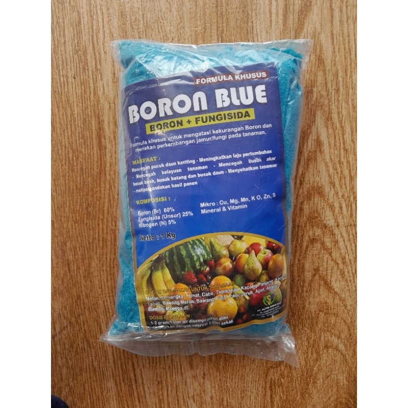 Jual Pupuk Boron Biru ( Boron Plus Fungisida ) Kemasan 1 kg | Shopee Indonesia