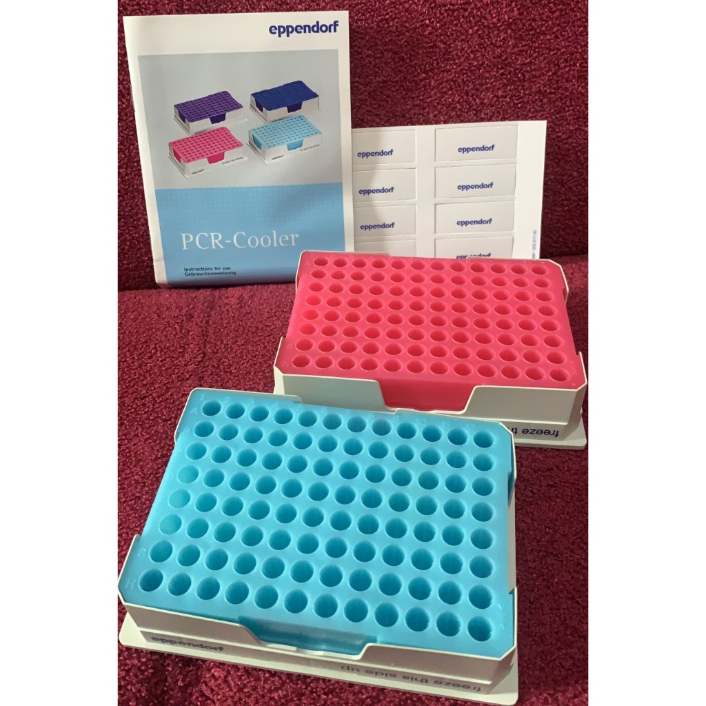 Jual PCR Cooler 0.2ml 96 well Starter Set (1 pink, 1 blue) Eppendorf ...
