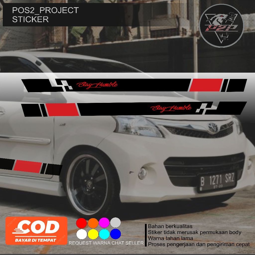 Jual striping body avanza, xenia, calya, sigara, bisa di aplikasikan ke ...
