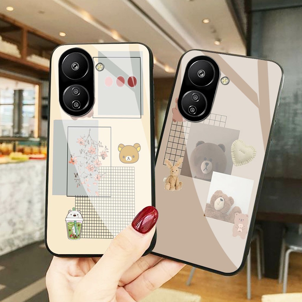 Jual Case Kaca Redmi 13C - Kesing Hp Redmi 13C - Case Kaca Kilau Redmi ...