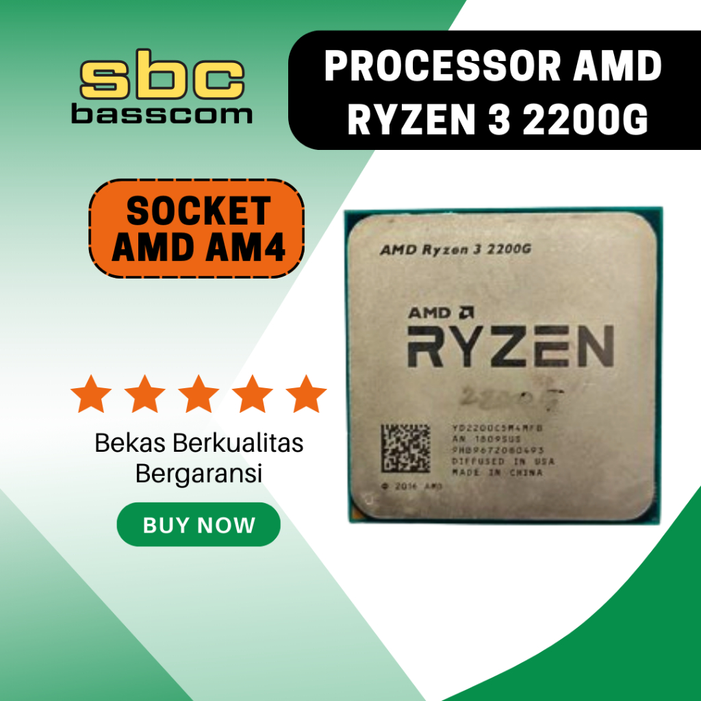 Jual Processor Amd Ryzen 3 Series - Ryzen 3 2200G | Shopee Indonesia