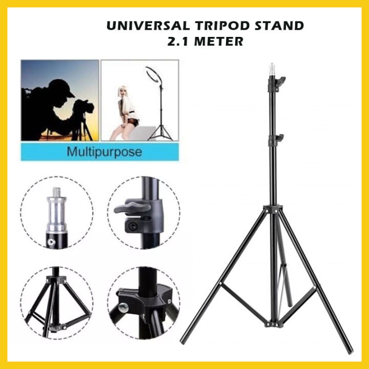 Jual Tripod 2 Meter/ Tripod HP 2M Free Holder U - Tripod Kamera Free ...