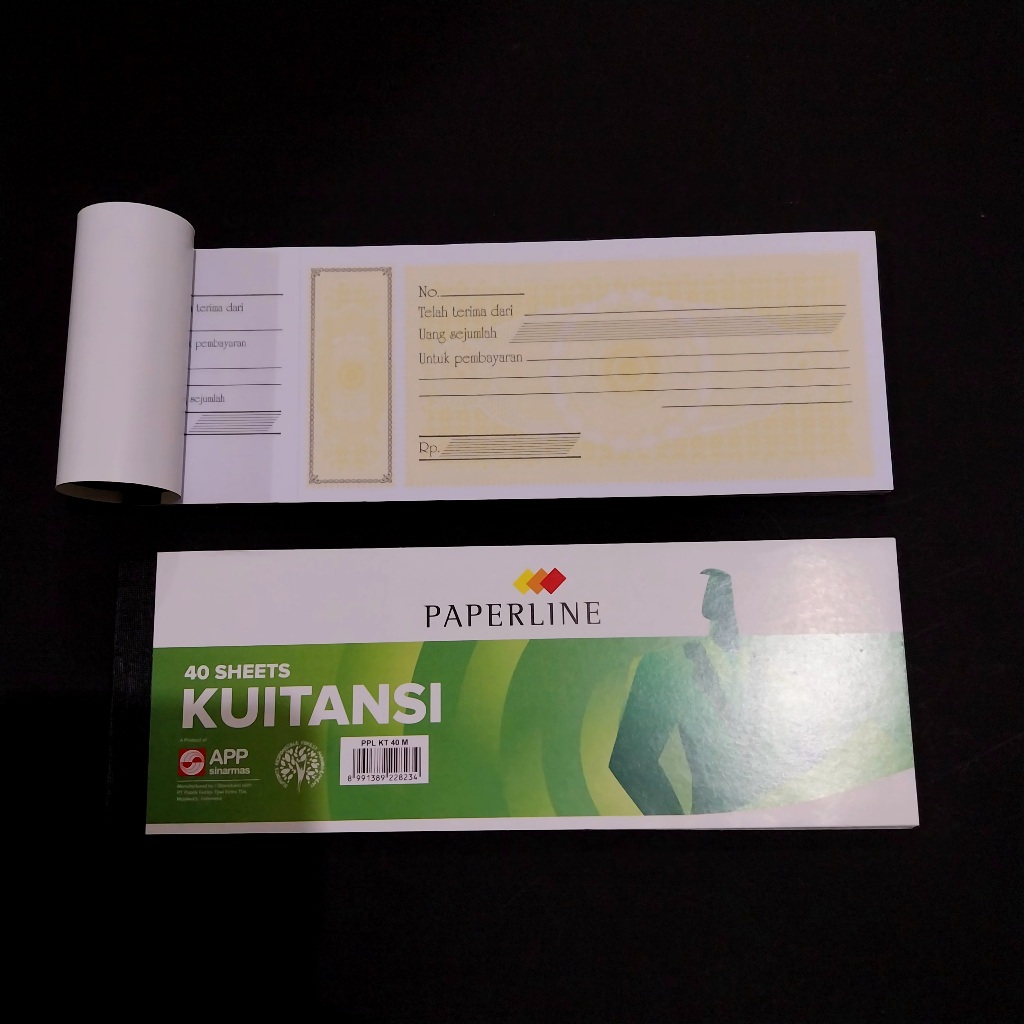 Jual Kuitansi Paperline / Kwitansi Paperline Kecil isi 40 lembar KT 40M (pcs) | Shopee Indonesia