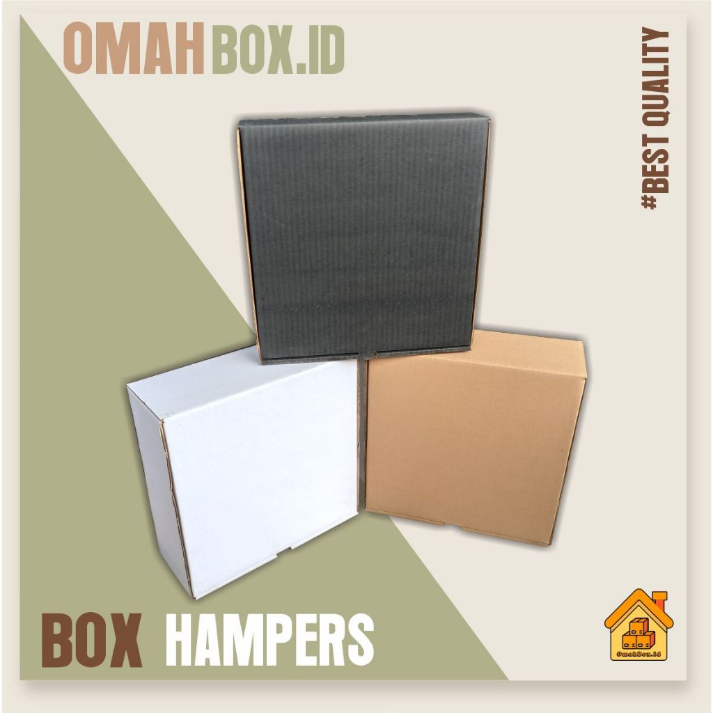 Jual Kardus Box hampers/kosmetik 25x25x10 cm B FLUTE | kardus box polos ...