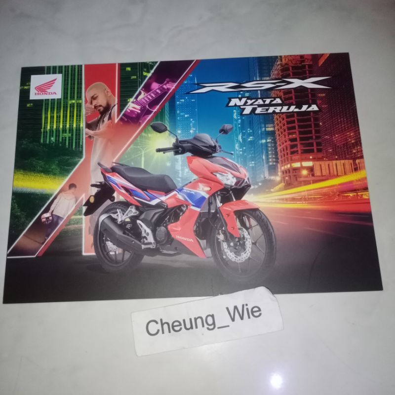 Jual Poster Brosur Honda RSX 150 Racing Boon Siew Honda Malaysia ...