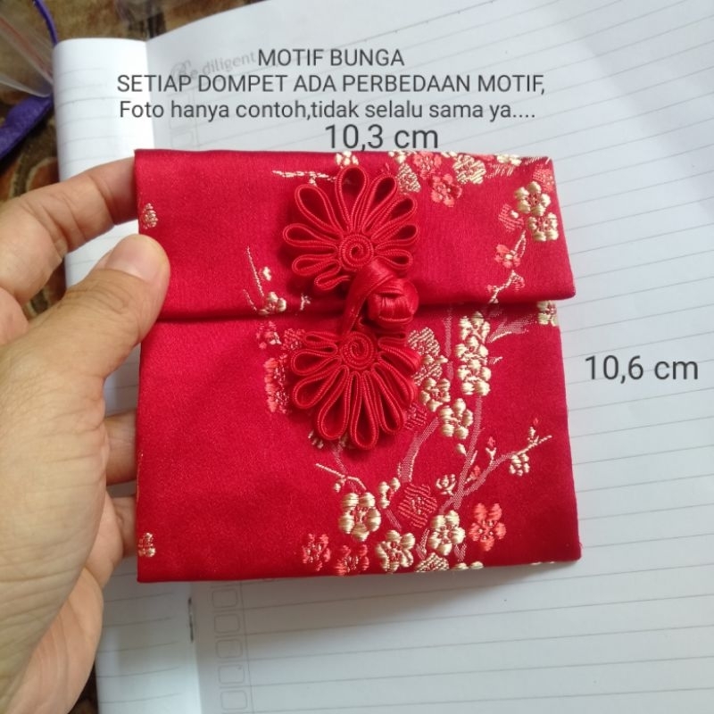 Jual Dompet Angpao Dompet Imlek Dompet Sangjit Warna Merah Khas China ...