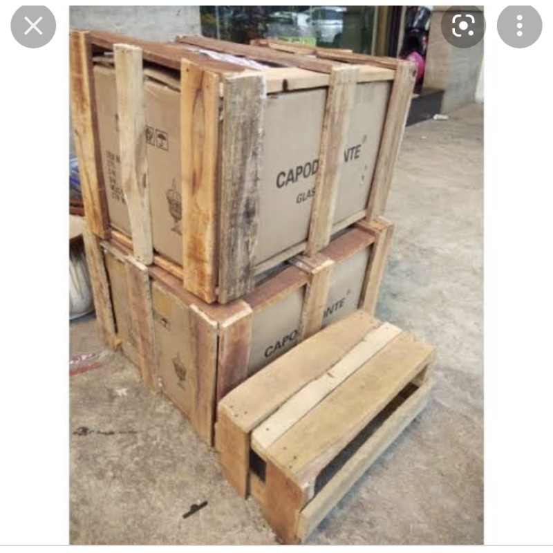 Jual Tambahan extra packing kayu jati kuat agar barang selamat | Shopee ...