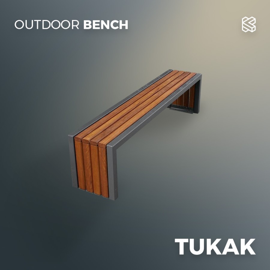 Jual Bangku kayu panjang cafe | bench taman besi outdoor | kursi tunggu ...