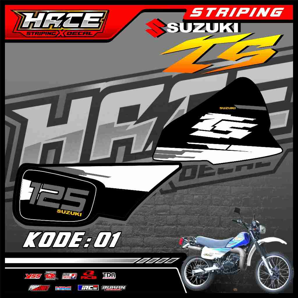 Jual 01 STRIPING STICKER SUZUKI TS - STRIPING SUZUKI TS PREMIUM LIST ...