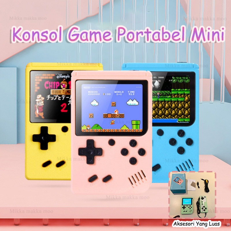 Jual 4 Colors Portabel 500 in 1 Games Console Gameboy 1 Pemain / 2 Pemain Konsol Game Warna ...