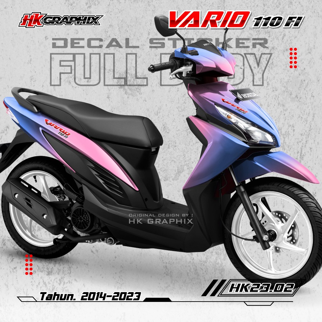 Jual COD Decal Sticker Full Body VARIO 110 Fi ESP 2013 2014 2015 2016 ...