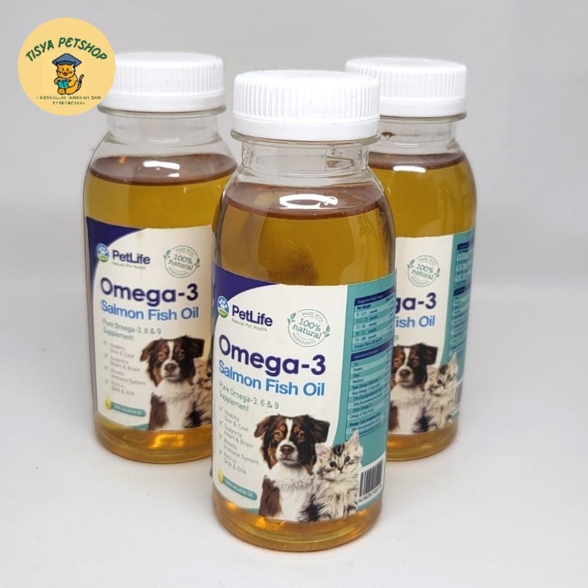 Jual MINYAK SALMON OIL 100 ML - Vitamin Penggemuk Kucing Anjing Minyak ...