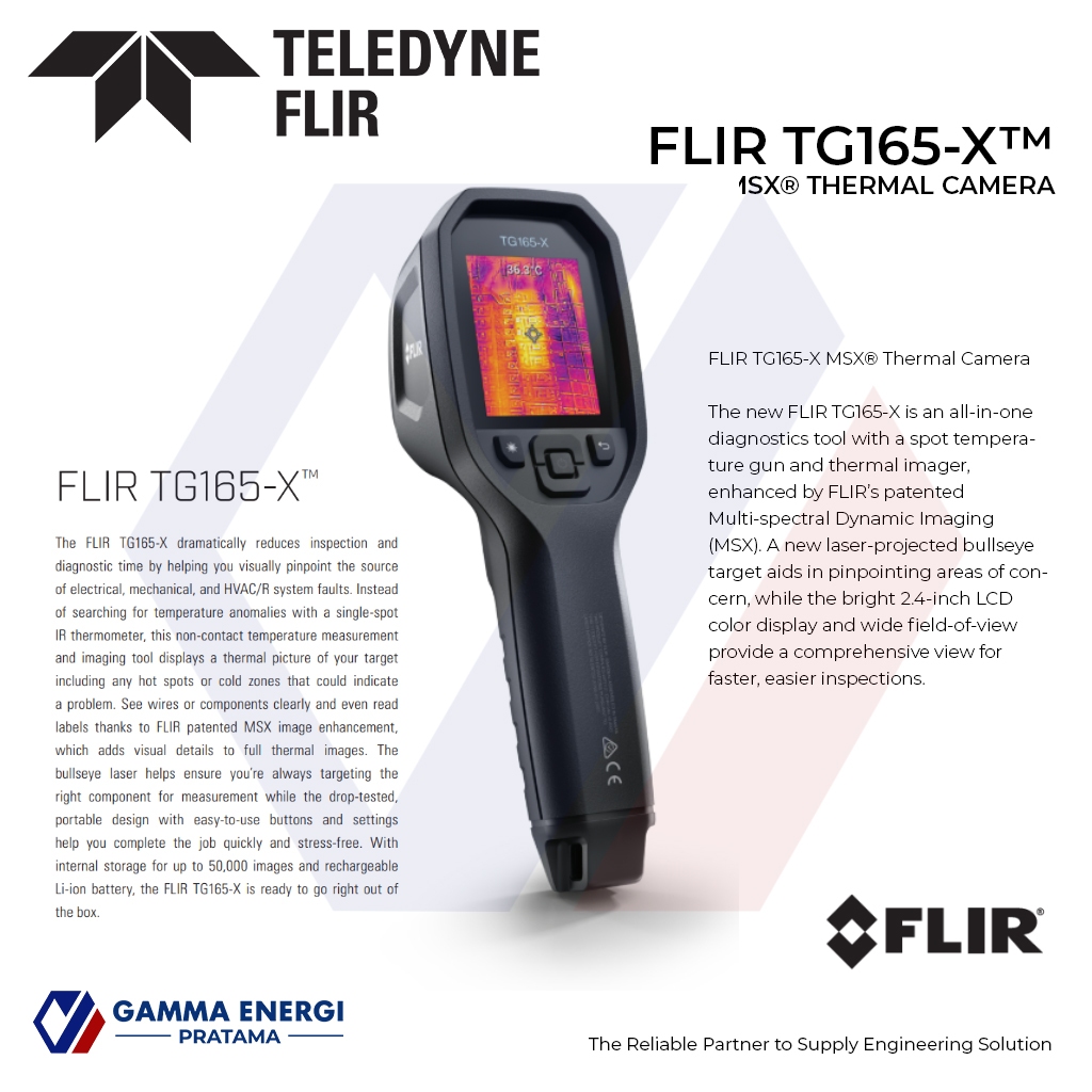 Jual FLIR TG165-X - MSX THERMAL CAMERA | Shopee Indonesia
