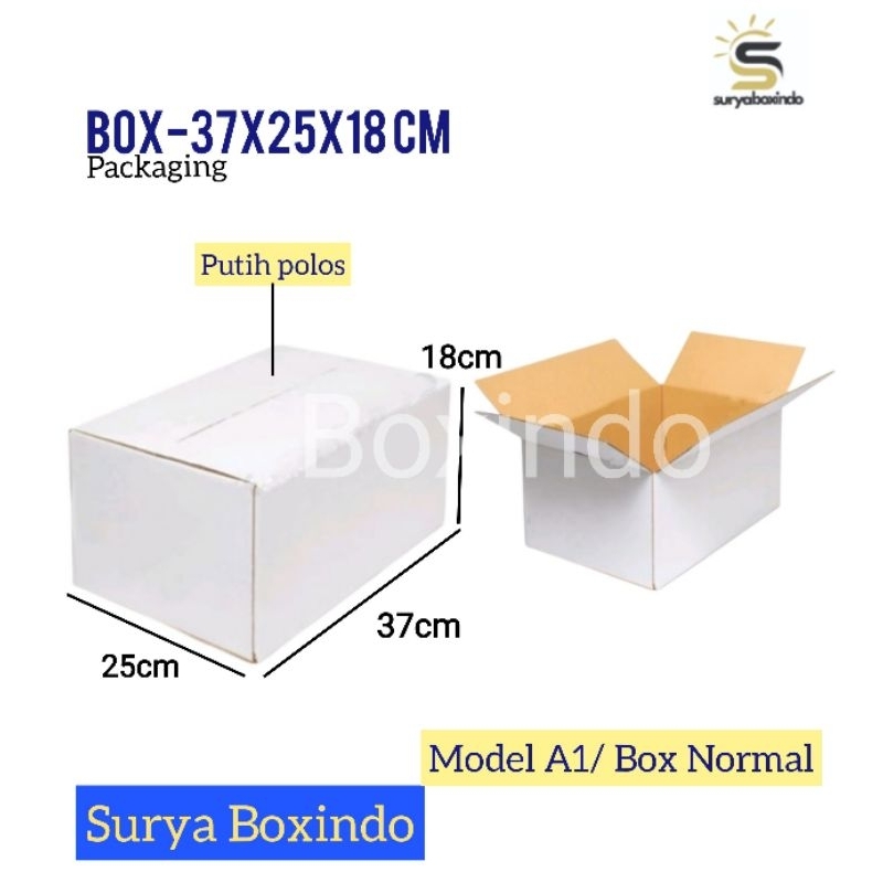 Jual Box 37x25x18 cm (amdk 24x350 ml)/Kardus/packing/Karton/hampers ...