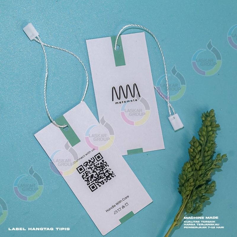 Jual hang tag 310 gsm hang tag baju hang tag baju custom/hangtag baju ...