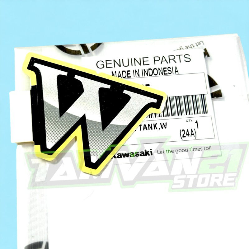 Jual MARK FUEL TANK STIKER TANGKI LOGO [W] KAWASAKI W175 ORIGINAL ...